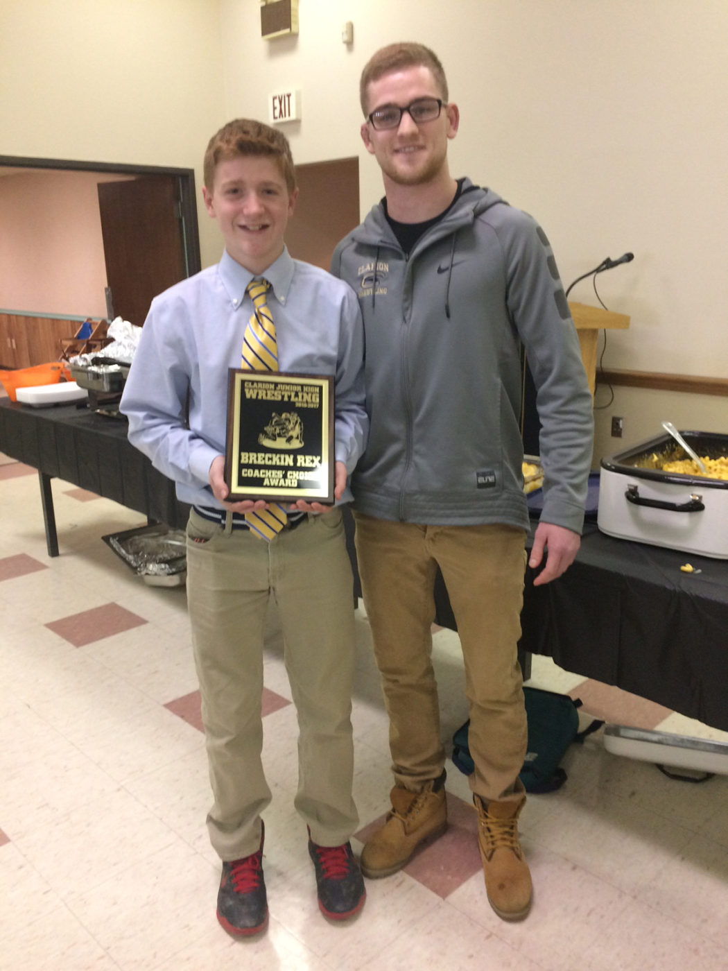 Bobcat Wrestling Banquet Held (04/06/17) | Clarion Sports Zone
