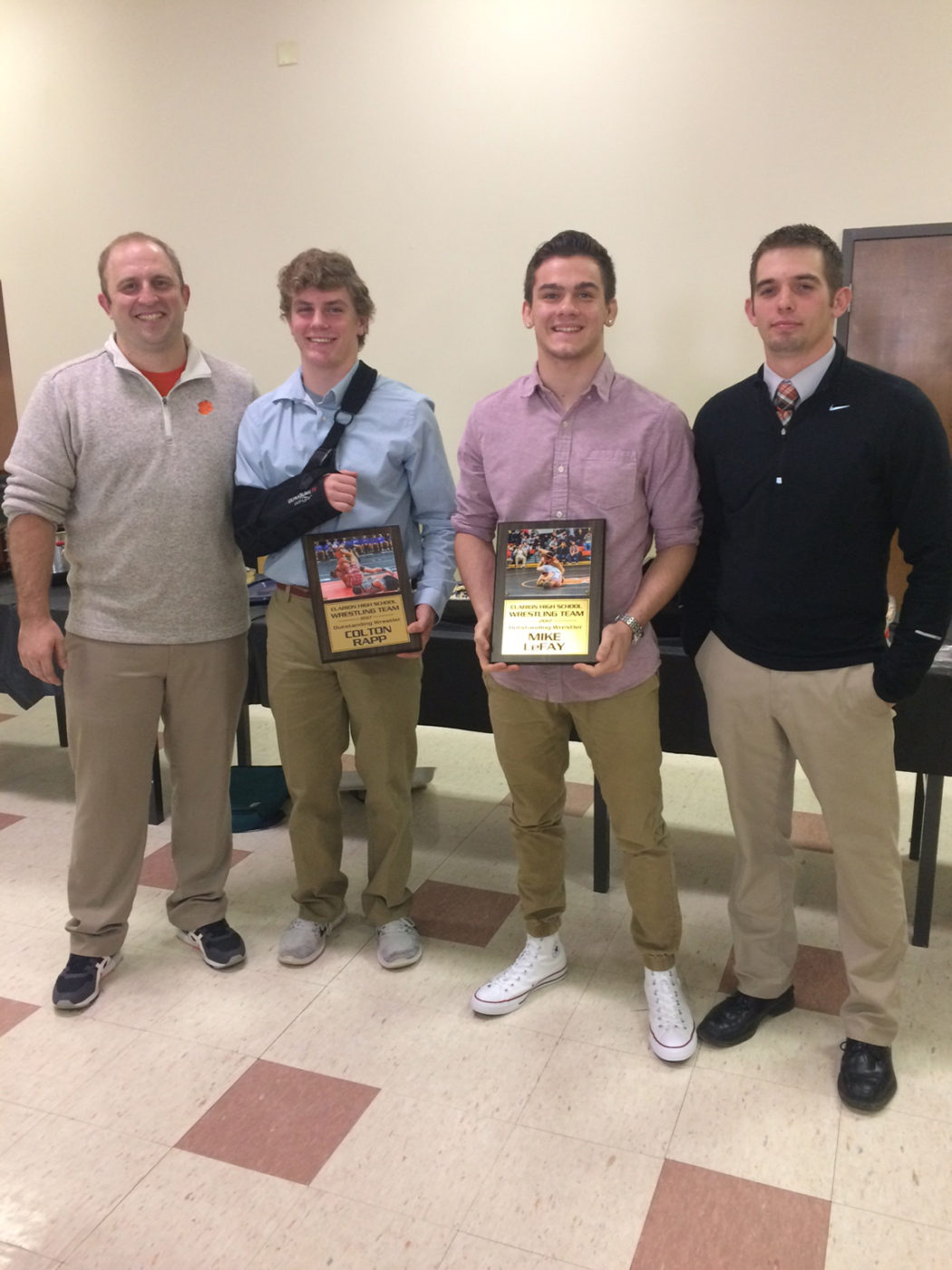 Bobcat Wrestling Banquet Held (04/06/17) | Clarion Sports Zone