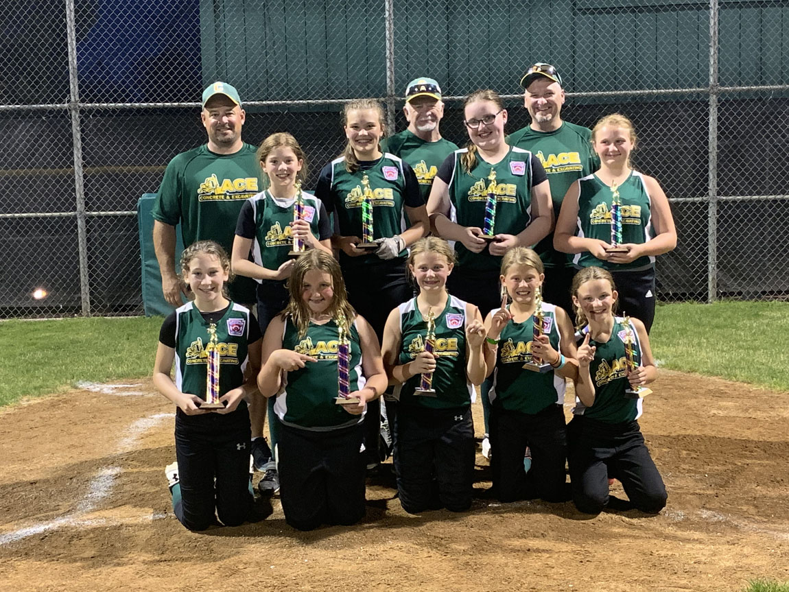 Ace Concrete & Excavating Wins Clarion Little League Softball ...