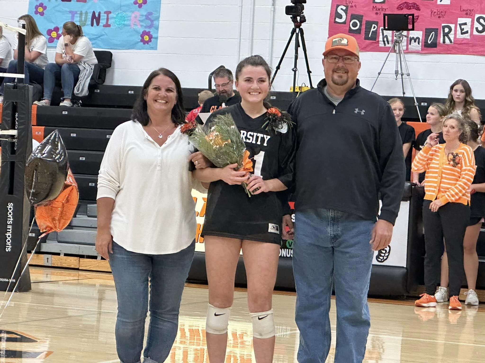 Taylor Alston Honored At Bobcats Volleyball Senior Night | Clarion ...