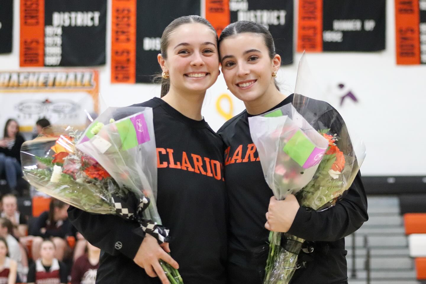 Clarion Area Girls Basketball Honors Natalie Durish And Sophie ...